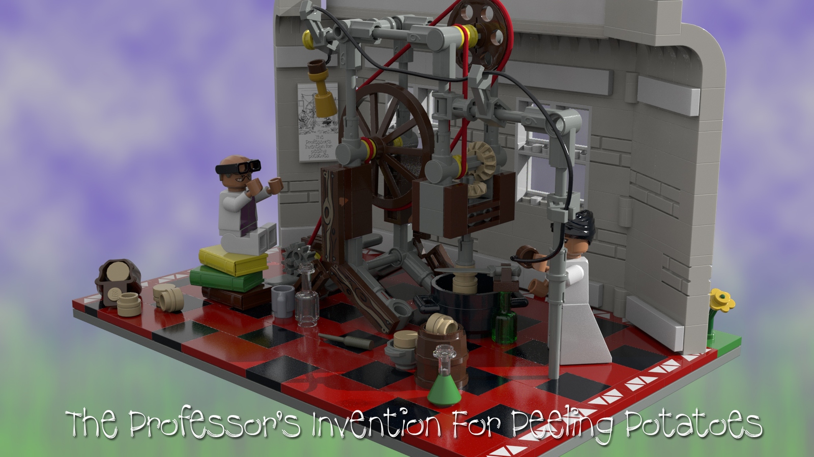 LEGO IDEAS - Product Ideas - The Professor's Invention For Peeling Potatoes