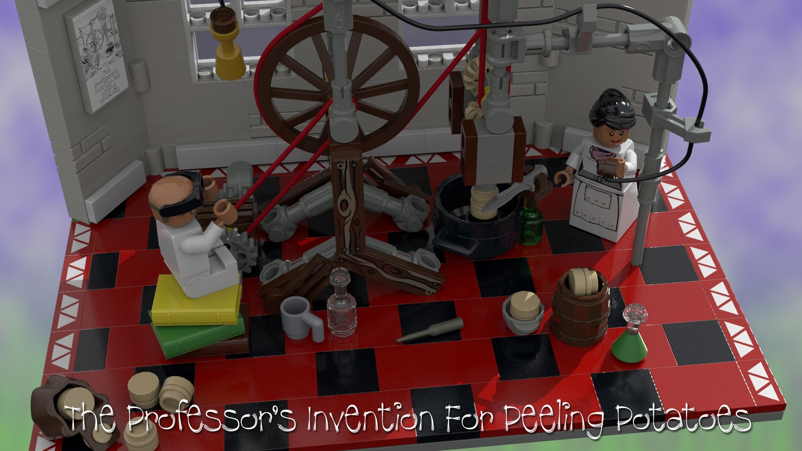 LEGO IDEAS - Product Ideas - The Professor's Invention For Peeling Potatoes