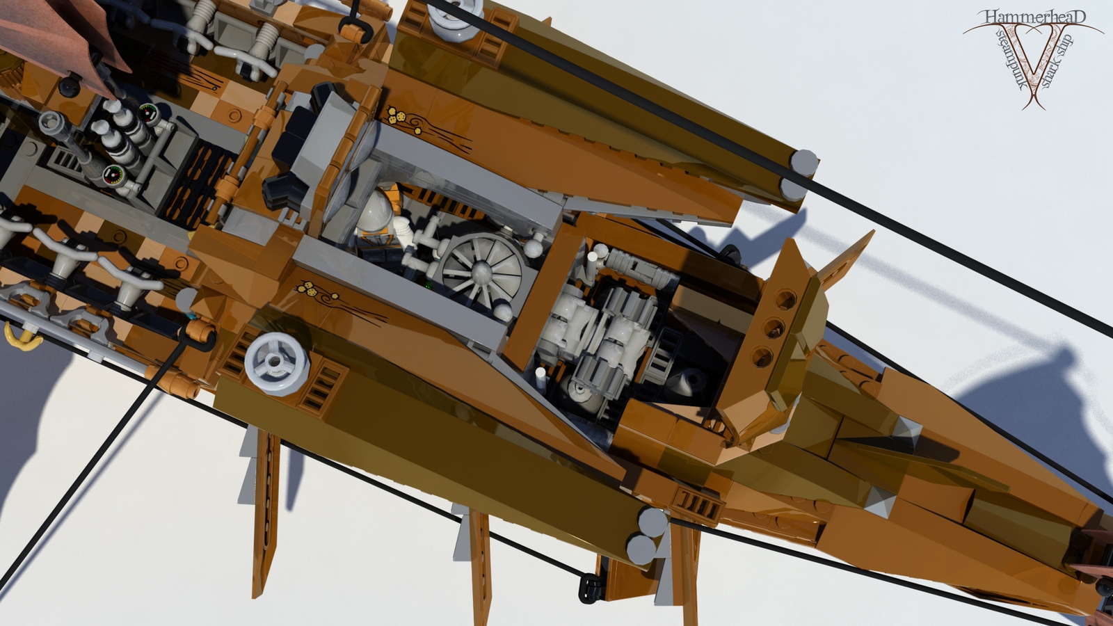 LEGO IDEAS - Product Ideas - "Hammerhead V" Steampunk Sharkship