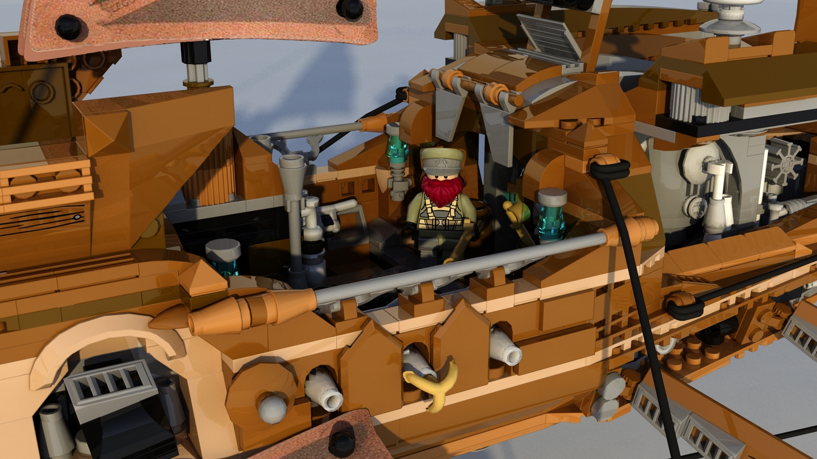 LEGO IDEAS - Product Ideas - "Hammerhead V" Steampunk Sharkship