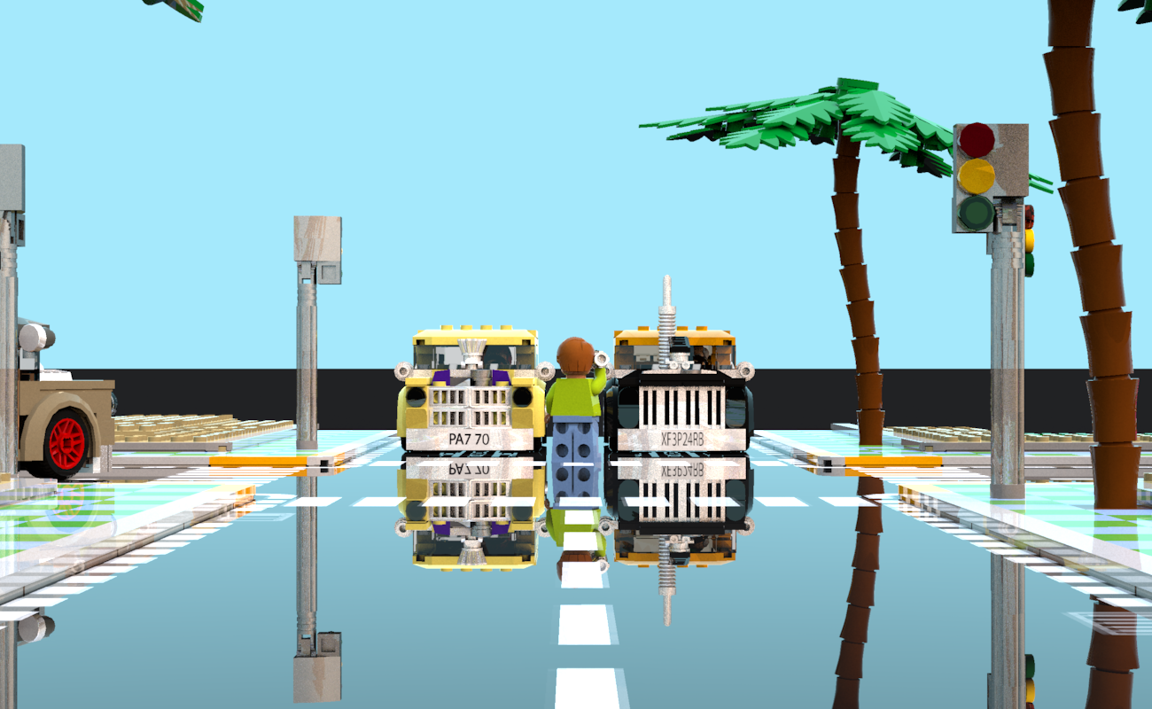 LEGO IDEAS - Product Ideas - Black Big Block Hot Rod vs. Light Yellow ...