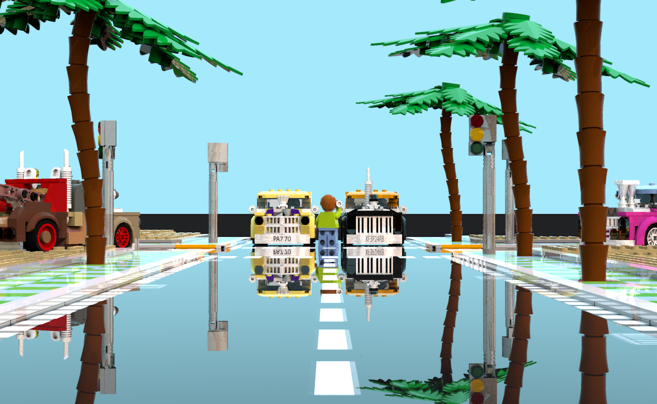 LEGO IDEAS - Product Ideas - Black Big Block Hot Rod vs. Light Yellow ...