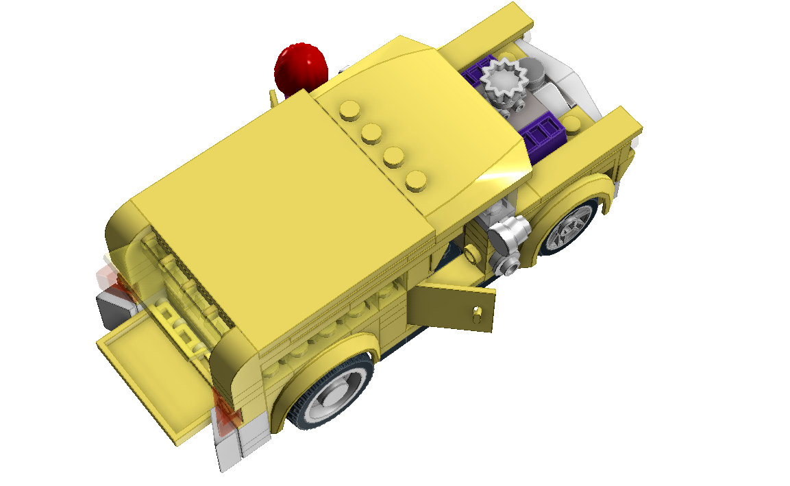 LEGO IDEAS - Product Ideas - Black Big Block Hot Rod vs. Light Yellow ...