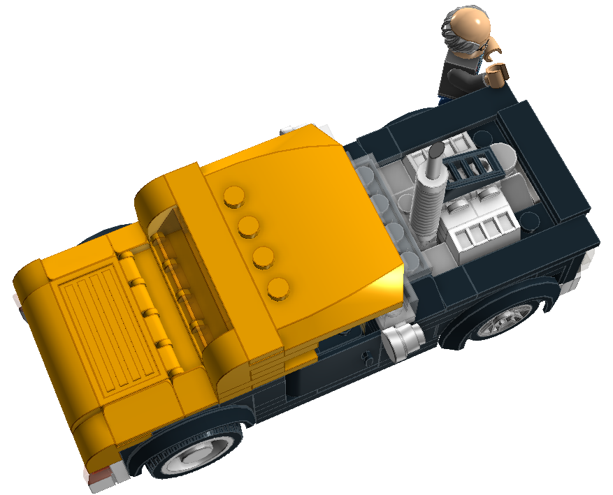 LEGO IDEAS - Product Ideas - Black Big Block Hot Rod vs. Light Yellow ...