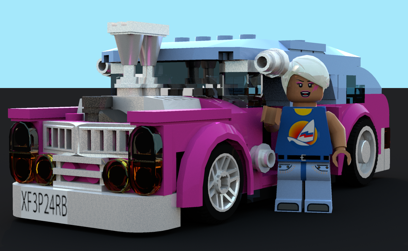 LEGO IDEAS - Product Ideas - Black Big Block Hot Rod vs. Light Yellow ...