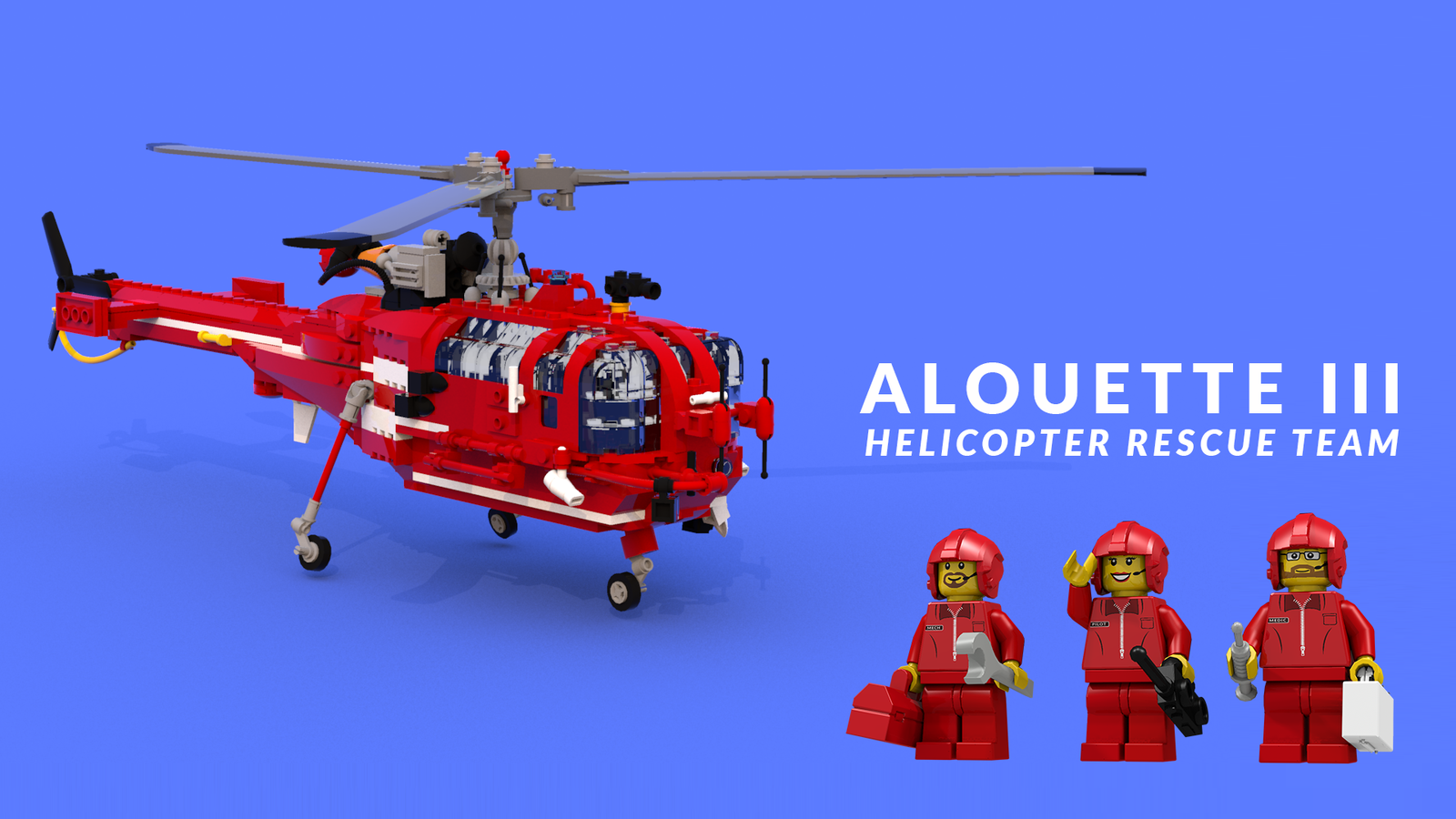 LEGO IDEAS - Product Ideas - Alouette III Helicopter Rescue Team