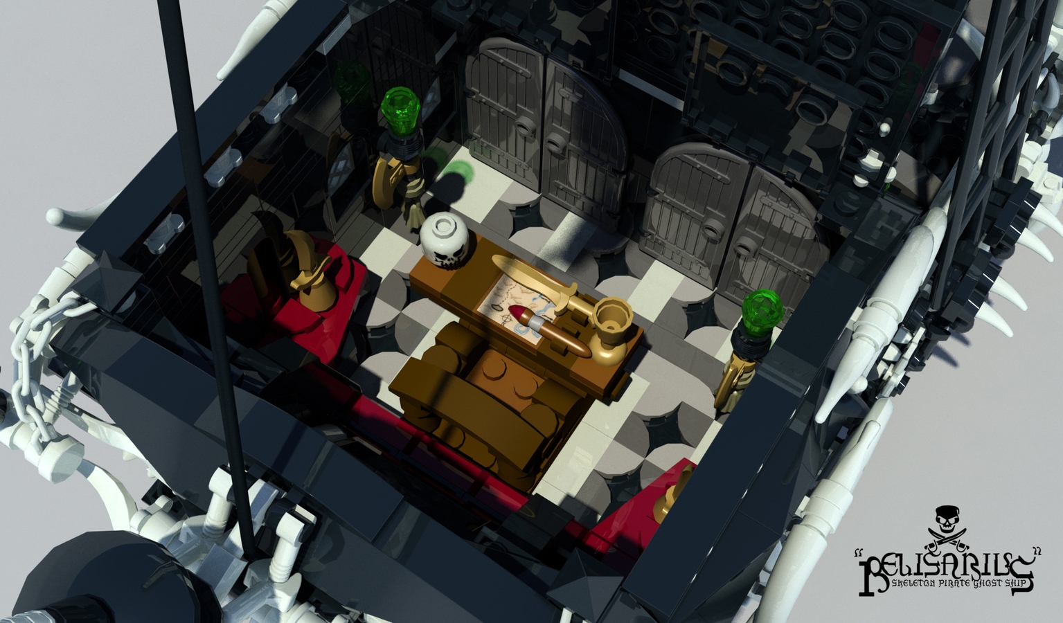LEGO IDEAS - Product Ideas - "Belisarius" Skeleton Pirate Ghost Ship