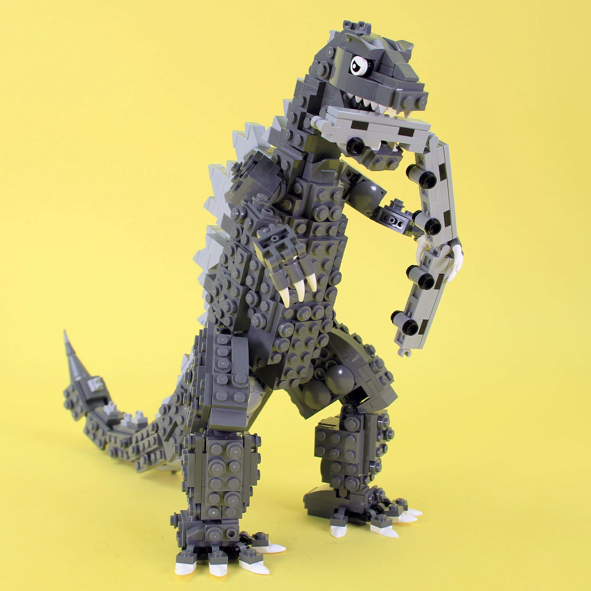 My biggest MOC so far, the king of the monsters, GODZILLA : r/lego
