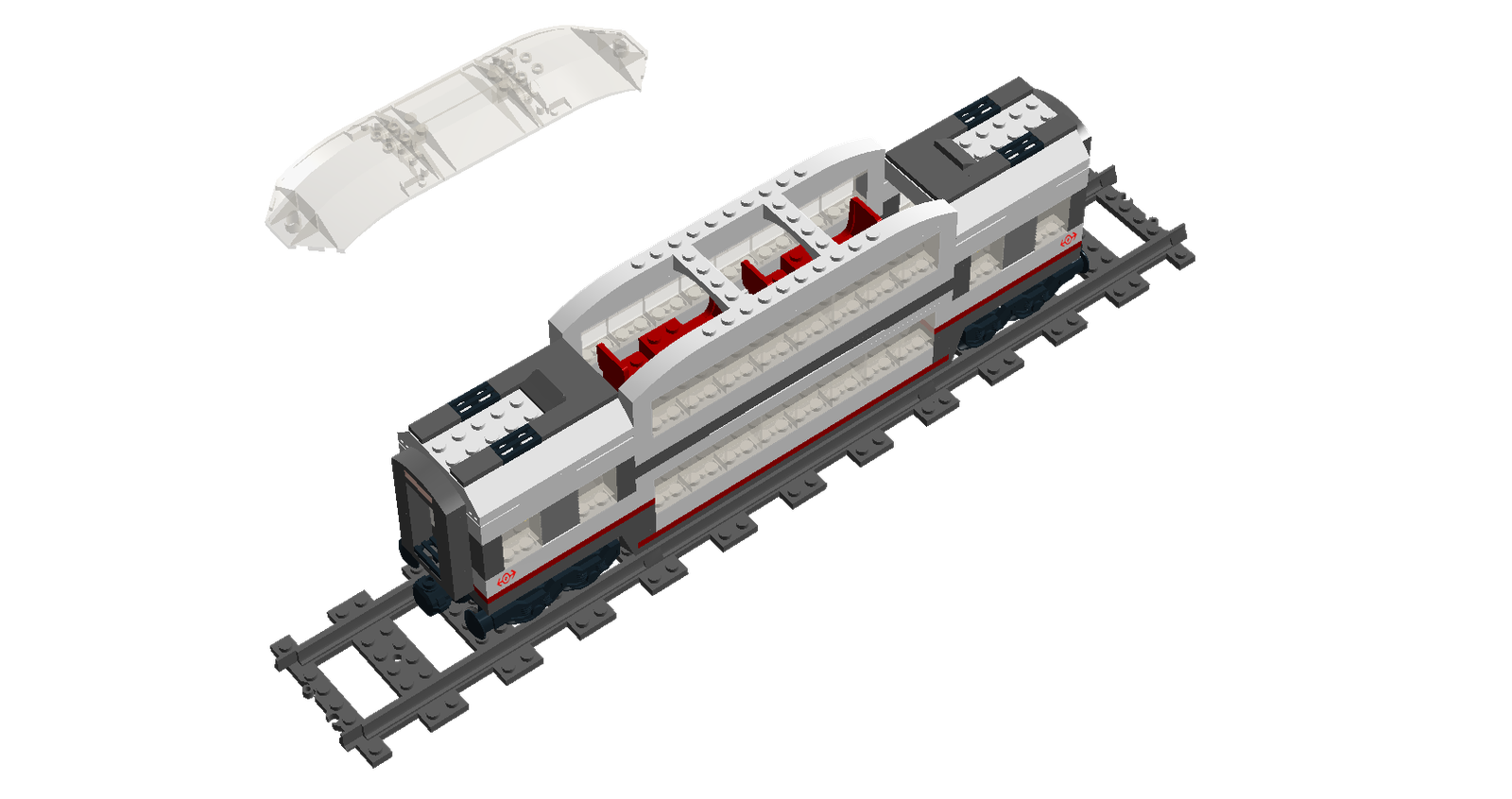 LEGO IDEAS - Product Ideas - High-Speed Passenger Train Club Car