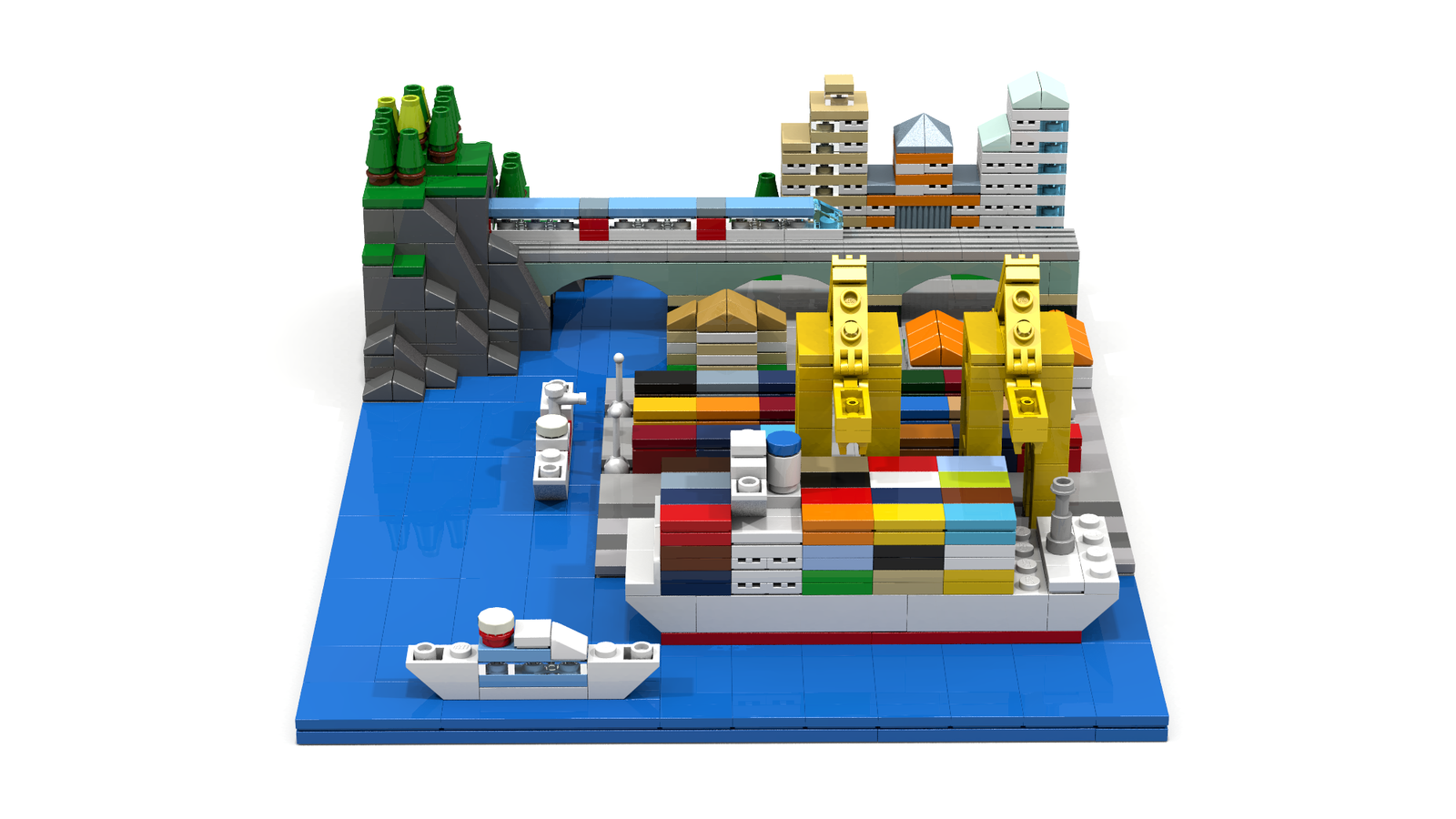 LEGO IDEAS - Product Ideas - Mini Container Port