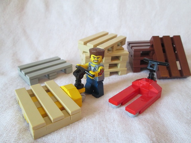 LEGO IDEAS - Product Ideas - Pallet truck, pallets and accessories