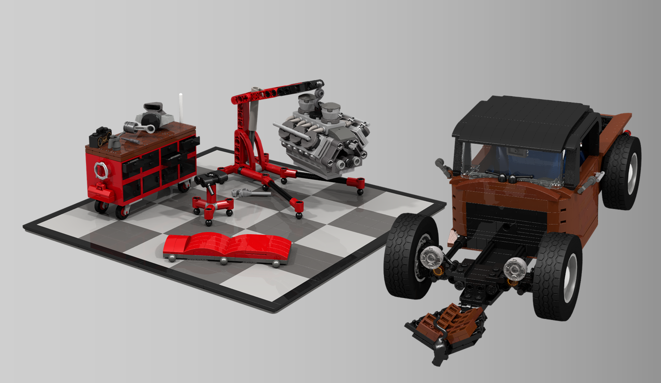 LEGO IDEAS - Product Ideas - Rat Rod & Garage