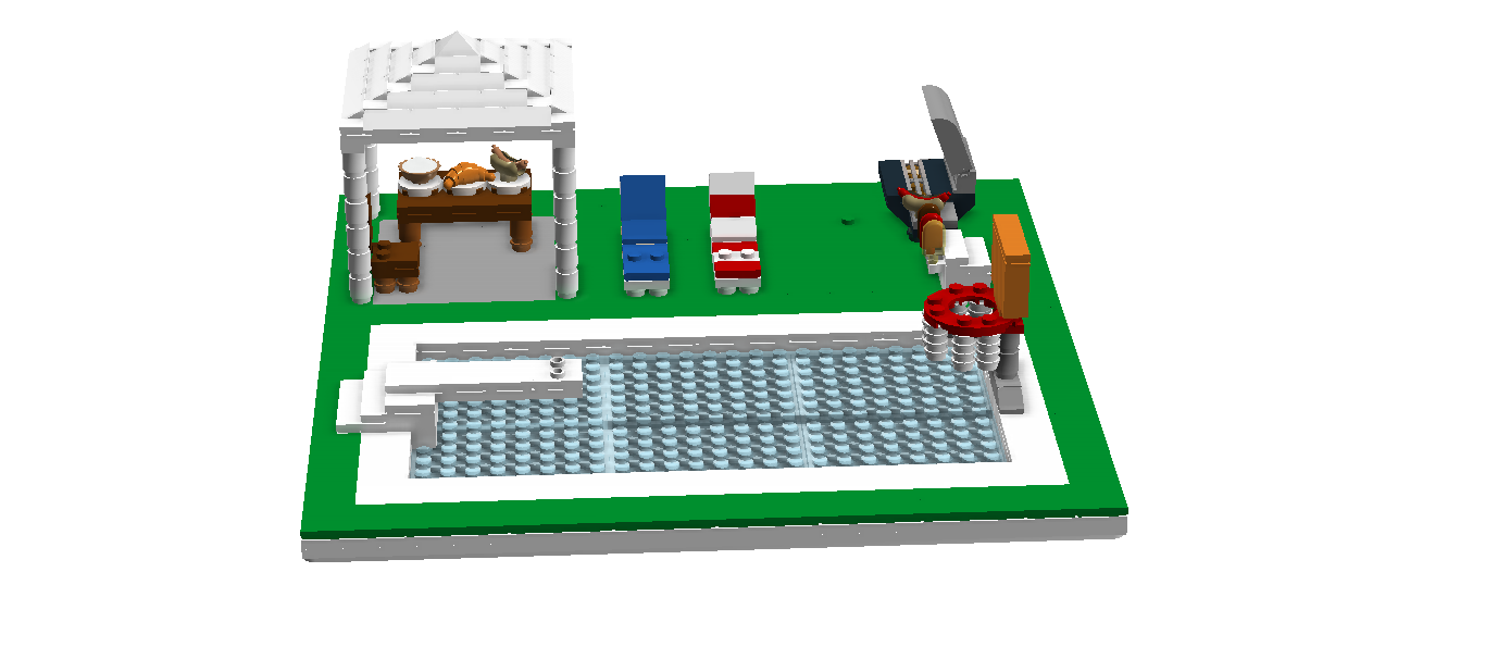 LEGO IDEAS - Product Ideas - Backyard Pool Party
