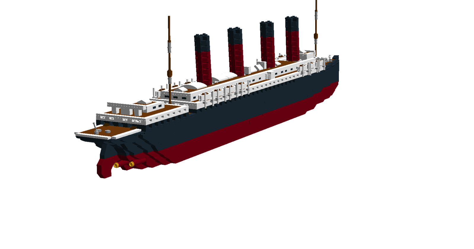 LEGO Titanic Britannic Lusitania