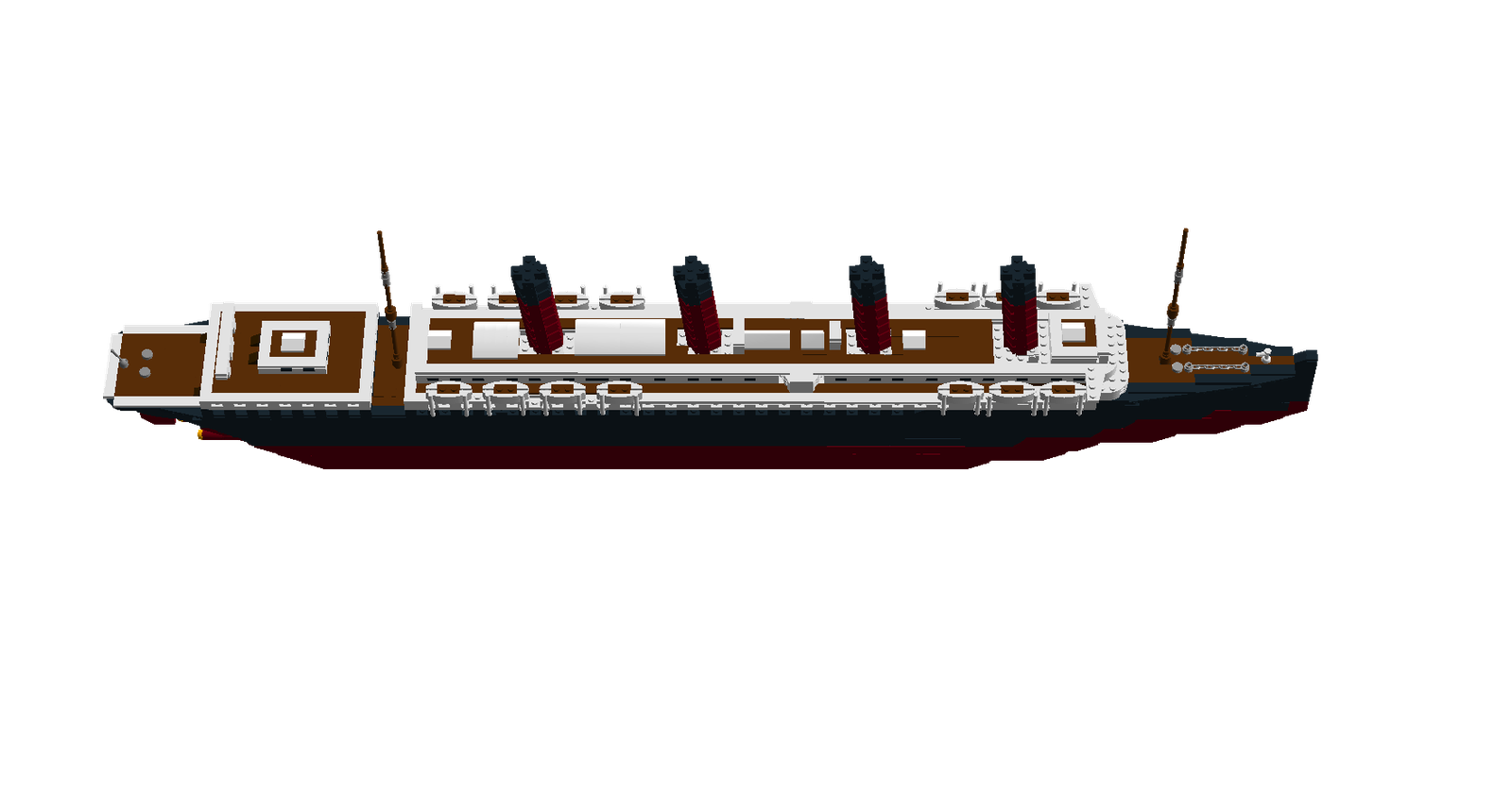 LEGO Titanic Britannic Lusitania