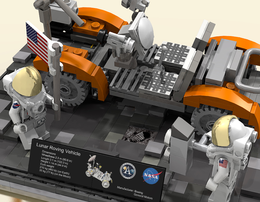 LEGO IDEAS - Product Ideas - Lunar Rover (LRV - Lunar Roving Vehicle)