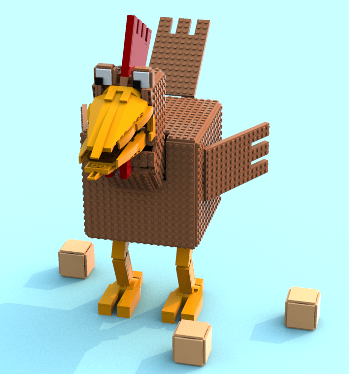 LEGO IDEAS - Product Ideas - Squarnimalz Hen