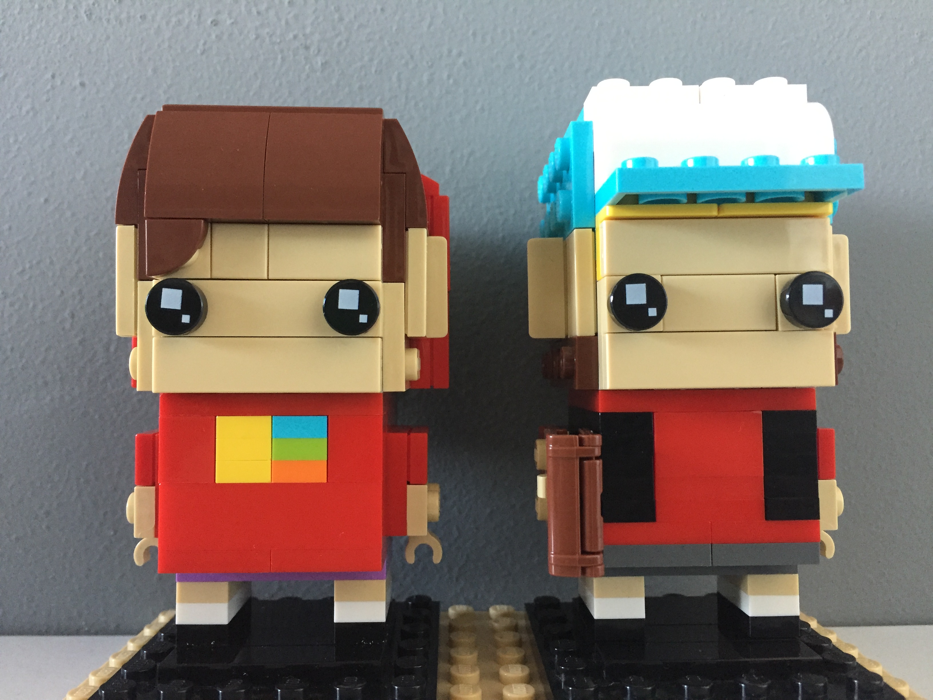 Gravity Falls Mabel and Dipper BrickHeadz : r/lego
