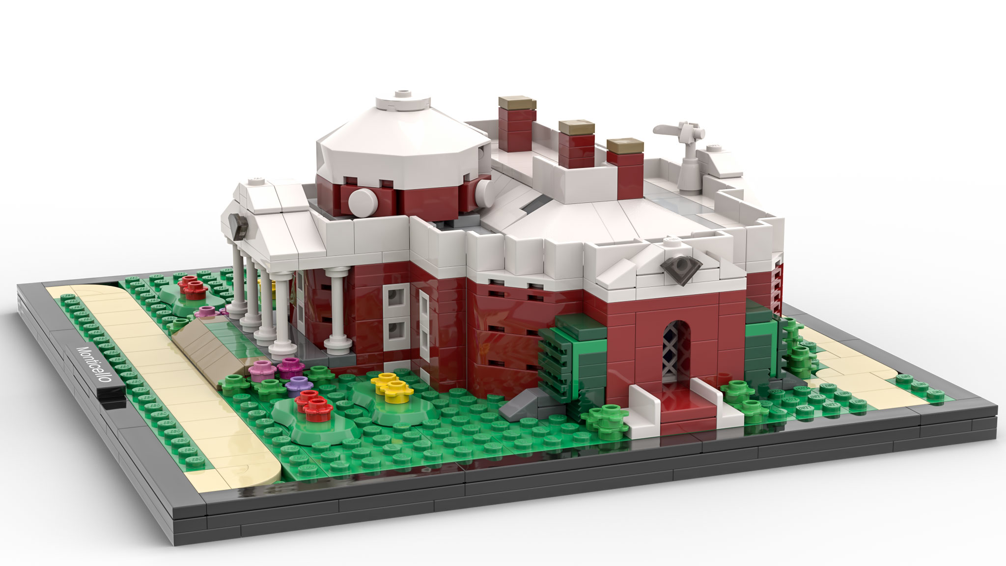 Thomas Jefferson's Home: Monticello : r/lego