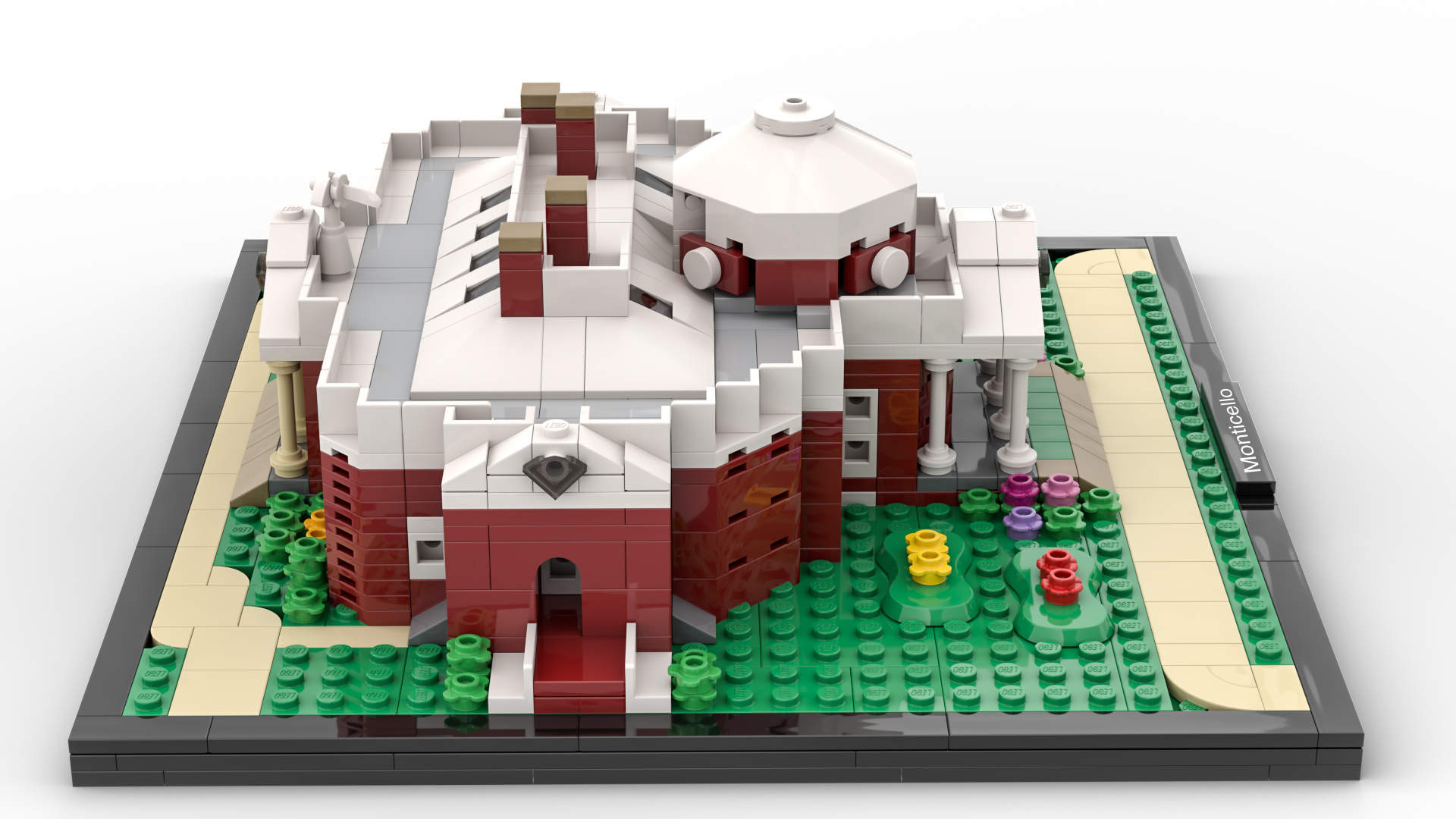 Thomas Jefferson's Home: Monticello : r/lego