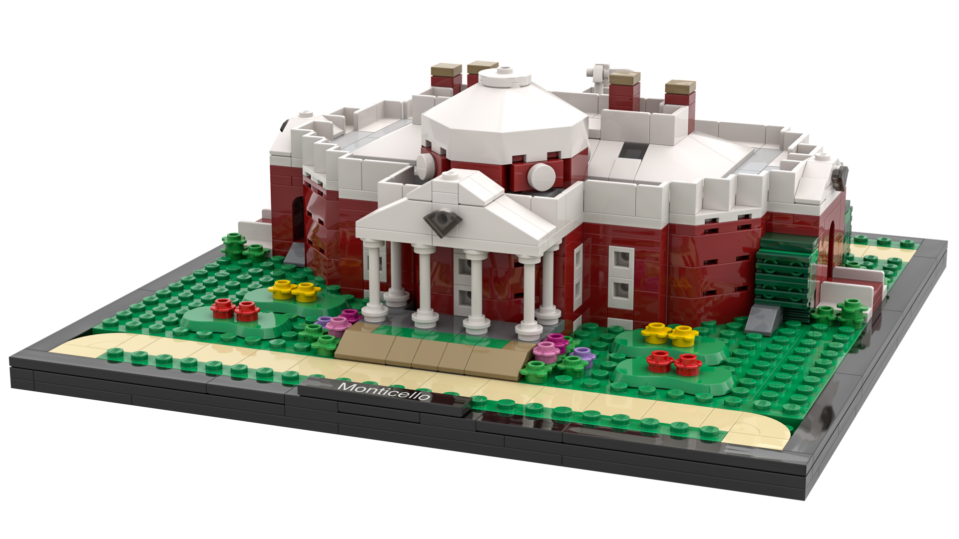 Thomas Jefferson's Home: Monticello : r/lego