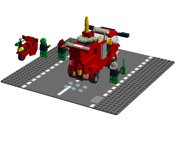 LEGO IDEAS - Product Ideas - Forest Ranger Fire Truck and Motorcycle ...