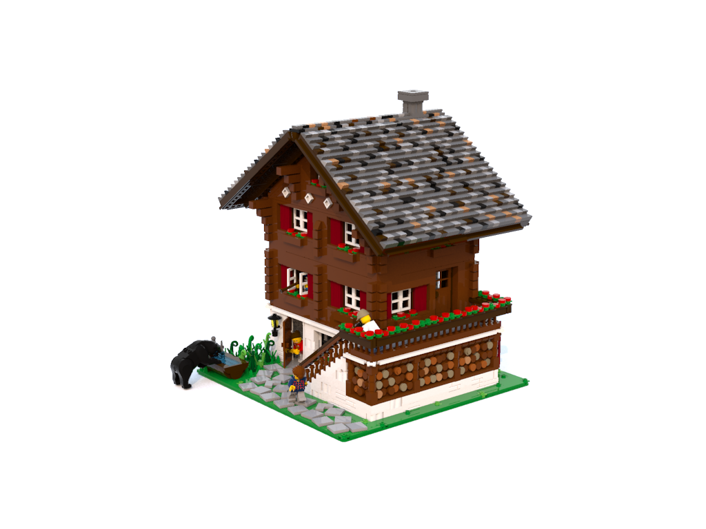 LEGO IDEAS - Product Ideas - Alpine Chalet and its Thirsty Bear
