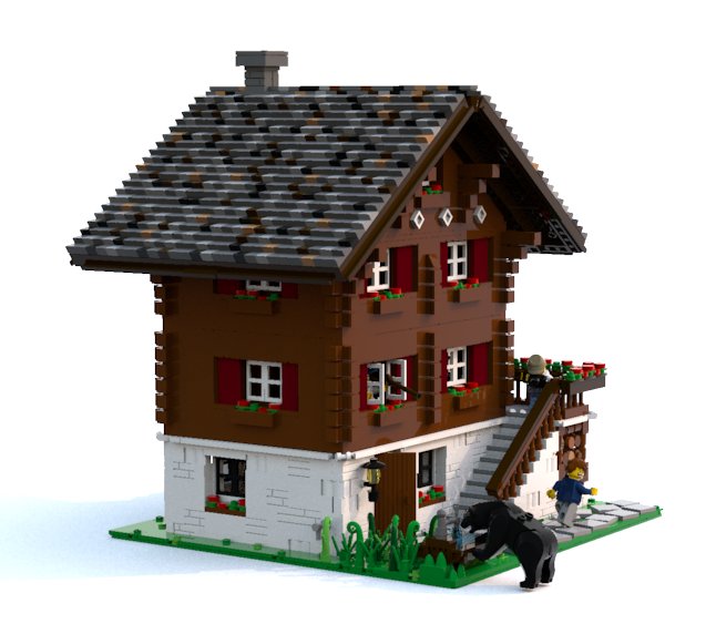 LEGO IDEAS - Product Ideas - Alpine Chalet and its Thirsty Bear