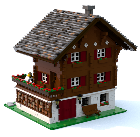 LEGO IDEAS - Product Ideas - Alpine Chalet and its Thirsty Bear