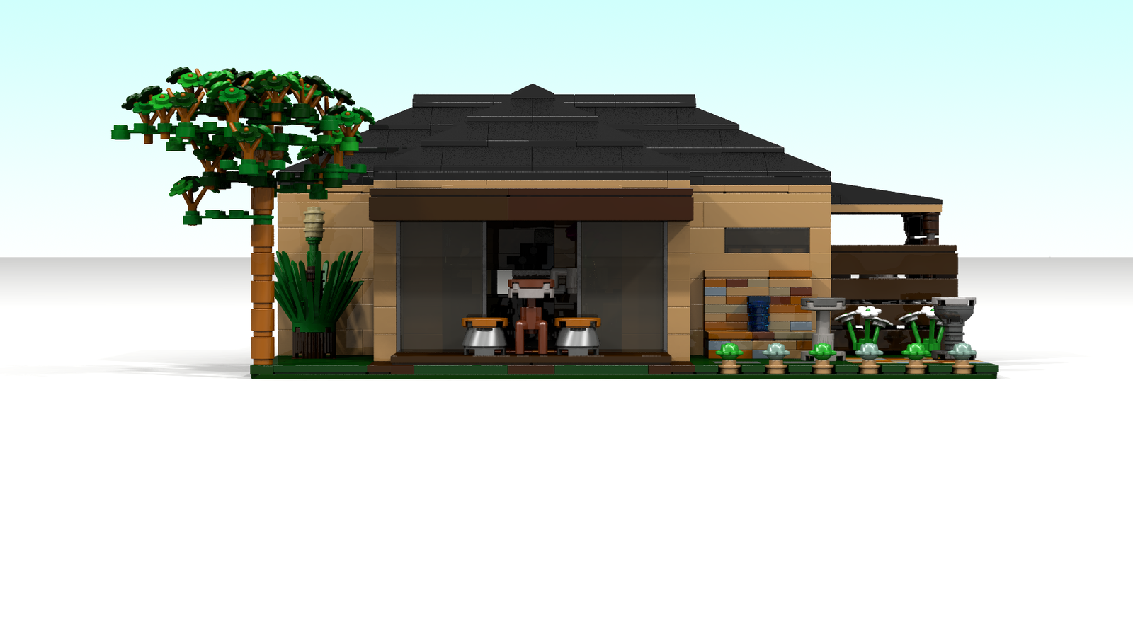 Custom Lego Modern House