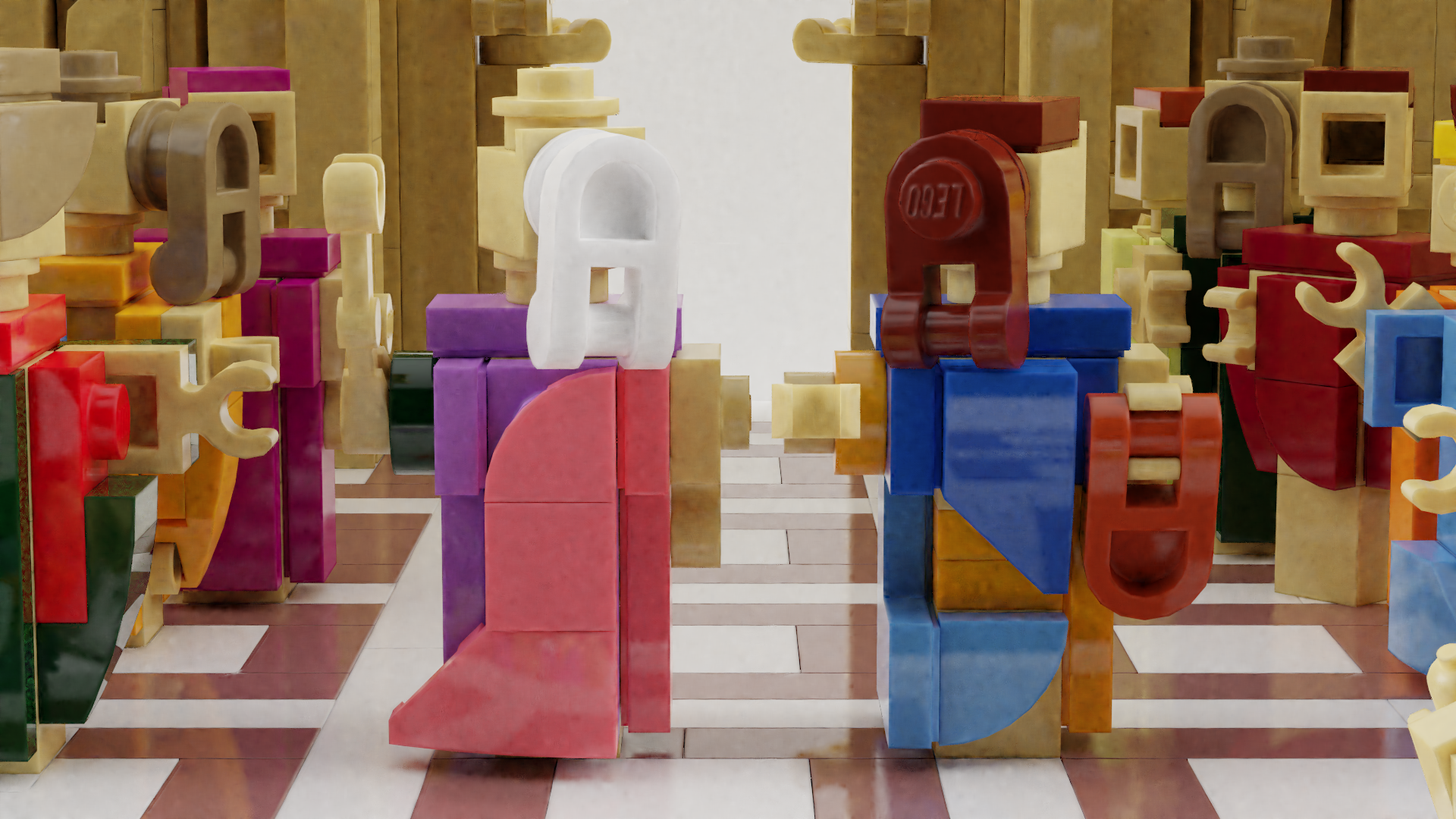 The School of Athens in Lego : r/lego