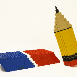 LEGO IDEAS - Product Ideas - Rubber and Pencil