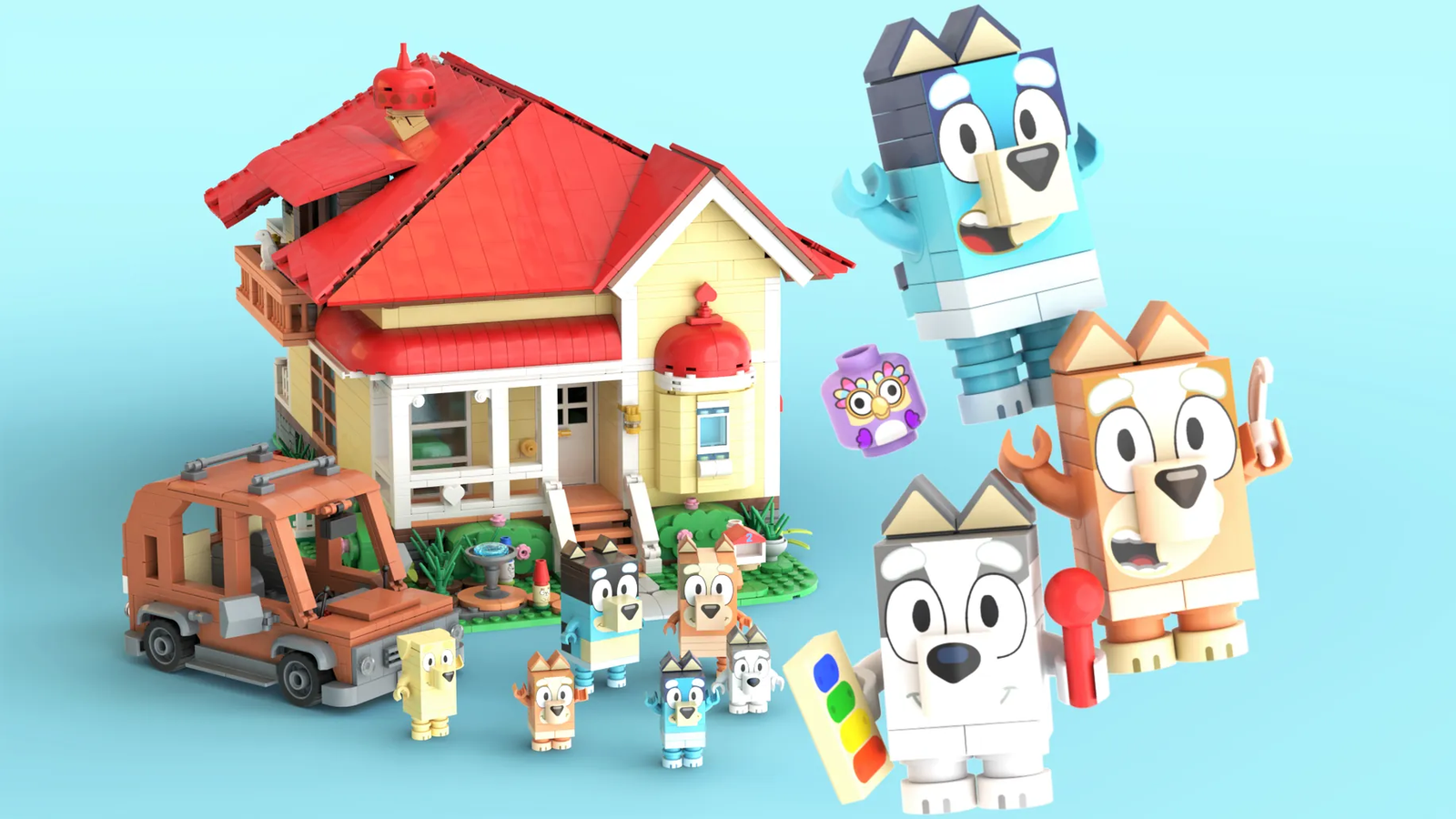 LEGO IDEAS - Blog - 10K Club Interview: BLUEY! by Monkey Scout