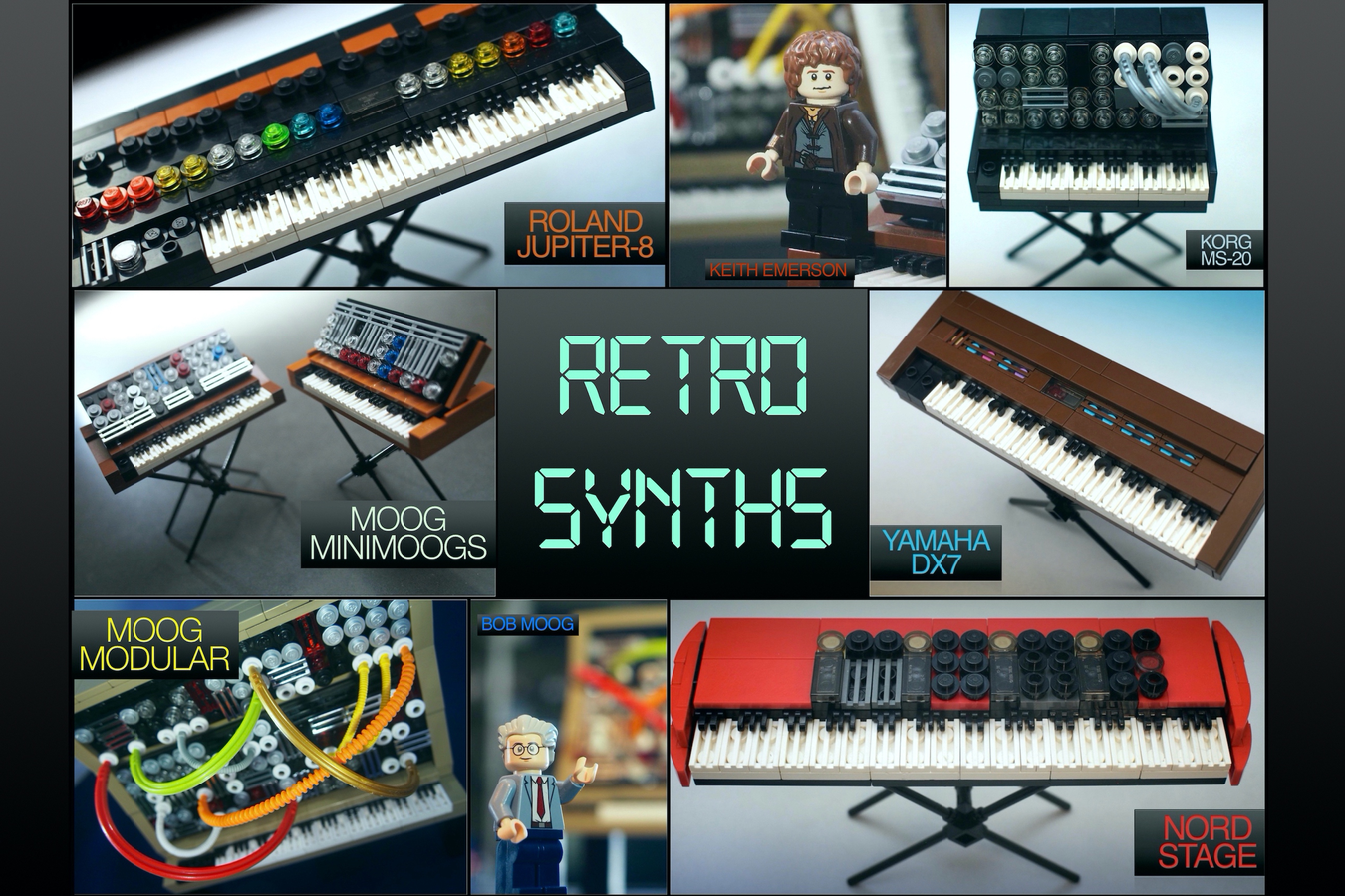LEGO IDEAS - Music to our ears! - Retro Synths