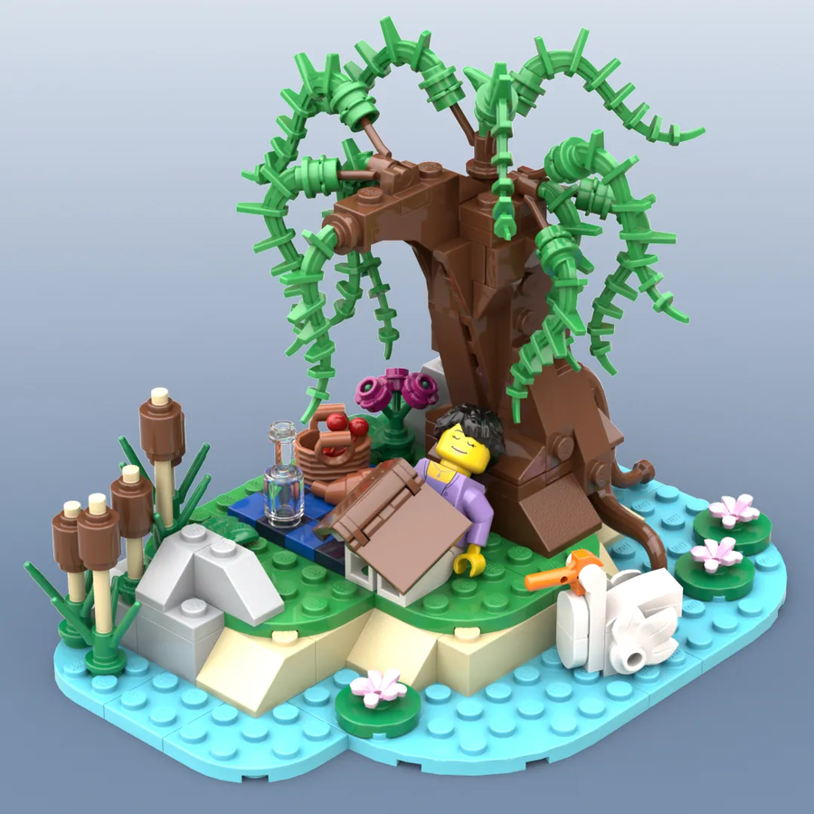 LEGO IDEAS - Me, myself and I - Picnic by the Pond