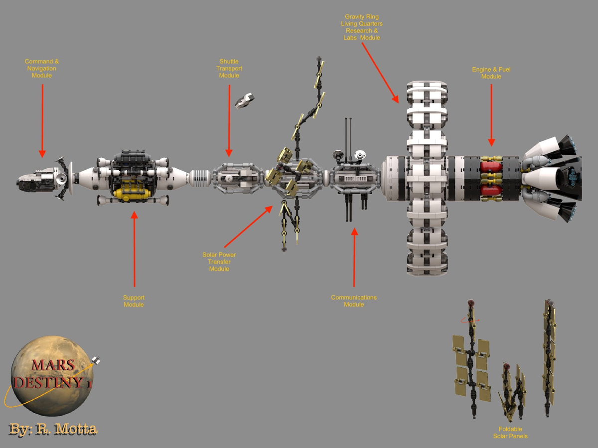 Destiny Spaceship Lego