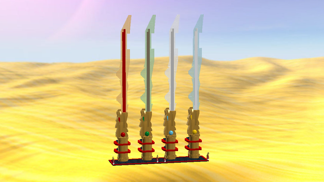 LEGO IDEAS - 10 Years of LEGO® NINJAGO®! - Elemental Swords