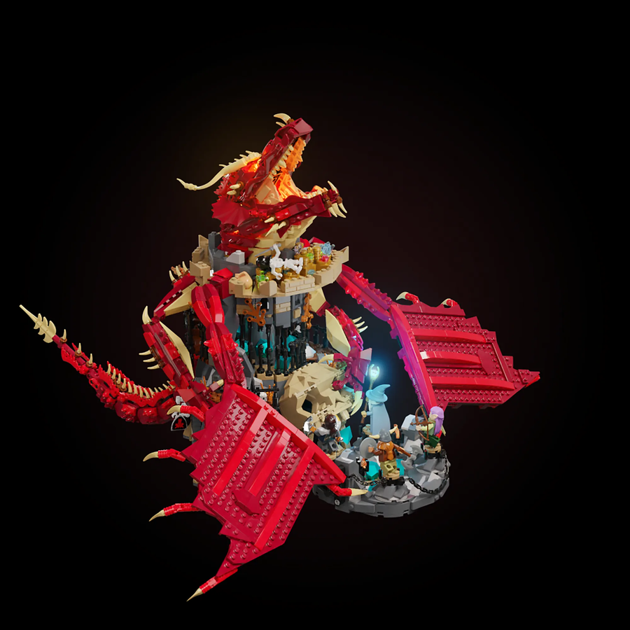LEGO IDEAS - 50 years of Dungeons & Dragons! - Dice Eater Red Dragon