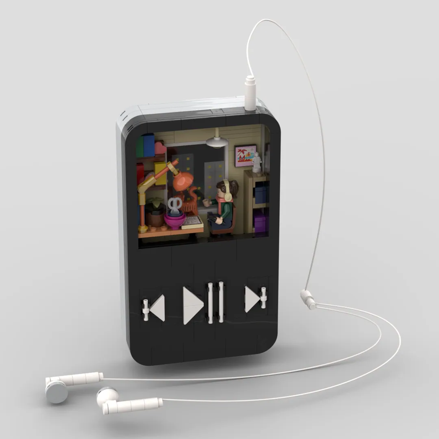 LEGO IDEAS - Escape with Lofi Girl - Lost in My MP3 Player