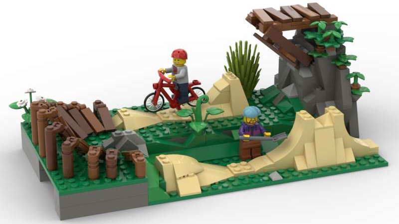 LEGO IDEAS - Build that holiday into THAT holiday! - Mountain Bike Park