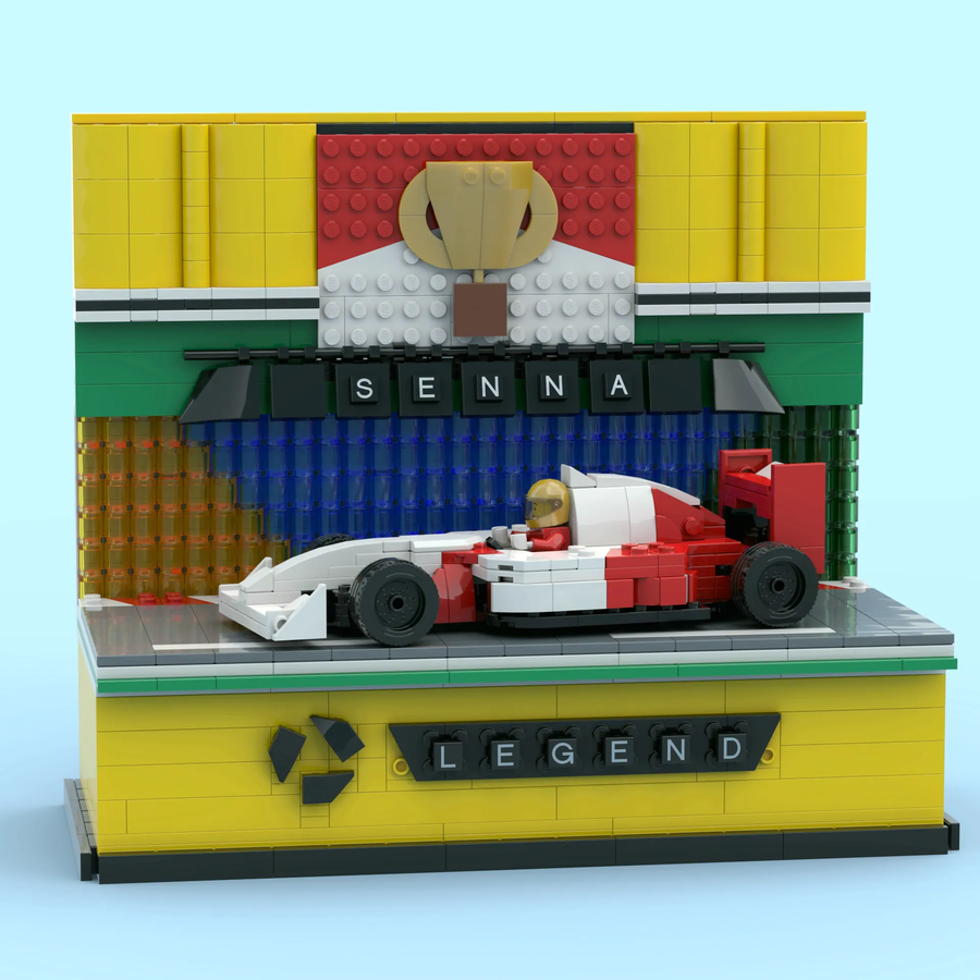 LEGO IDEAS - Building a Legend - Senna's Helmet Themed Stage