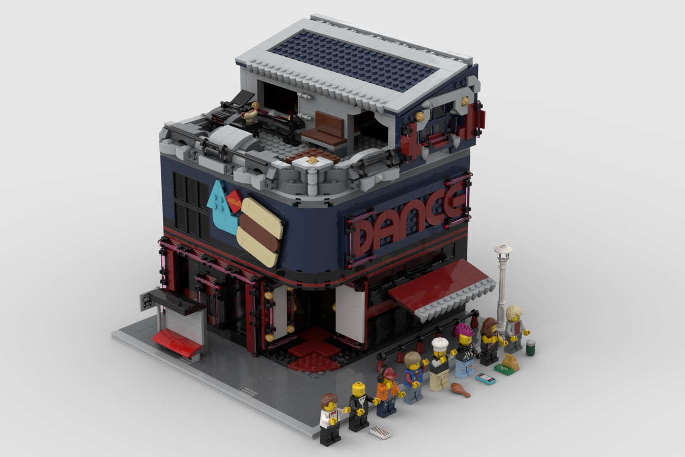 LEGO IDEAS - Music to our ears! - Dance club/karaoke bar!