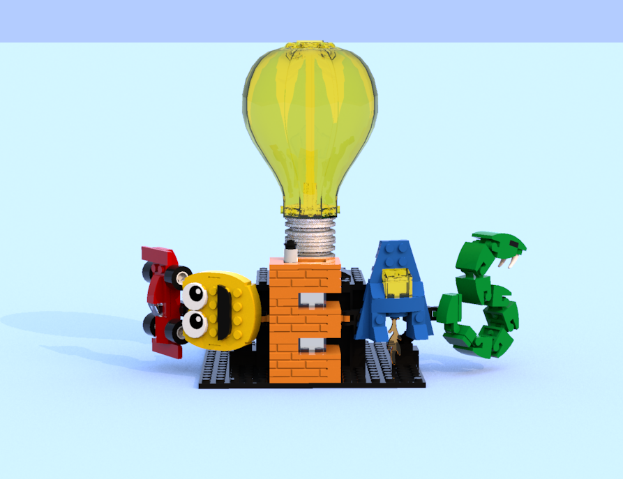 LEGO IDEAS - Build Your LEGO Ideas Logo - Creative Imagination