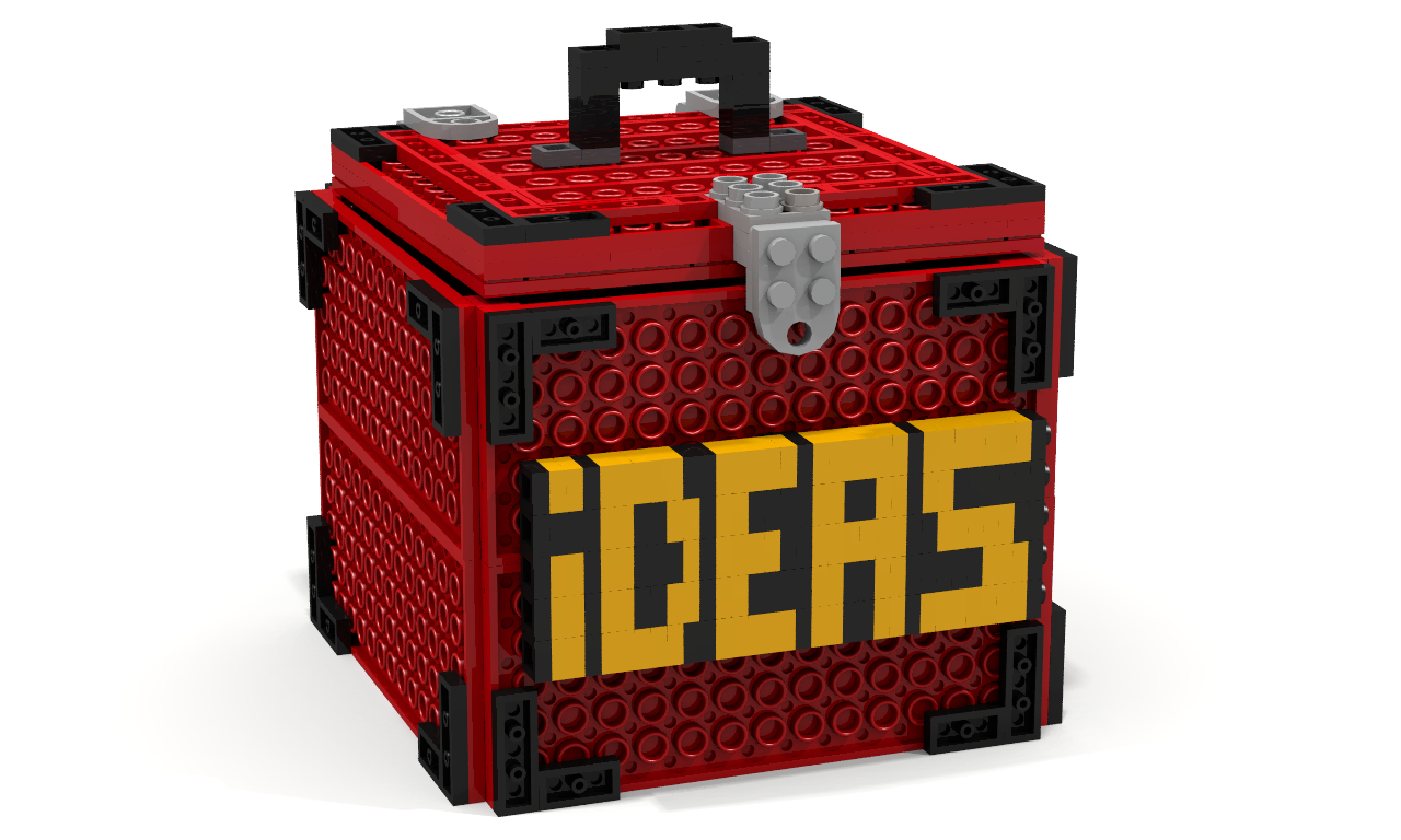LEGO IDEAS - Build Your LEGO Ideas Logo - Box of Ideas