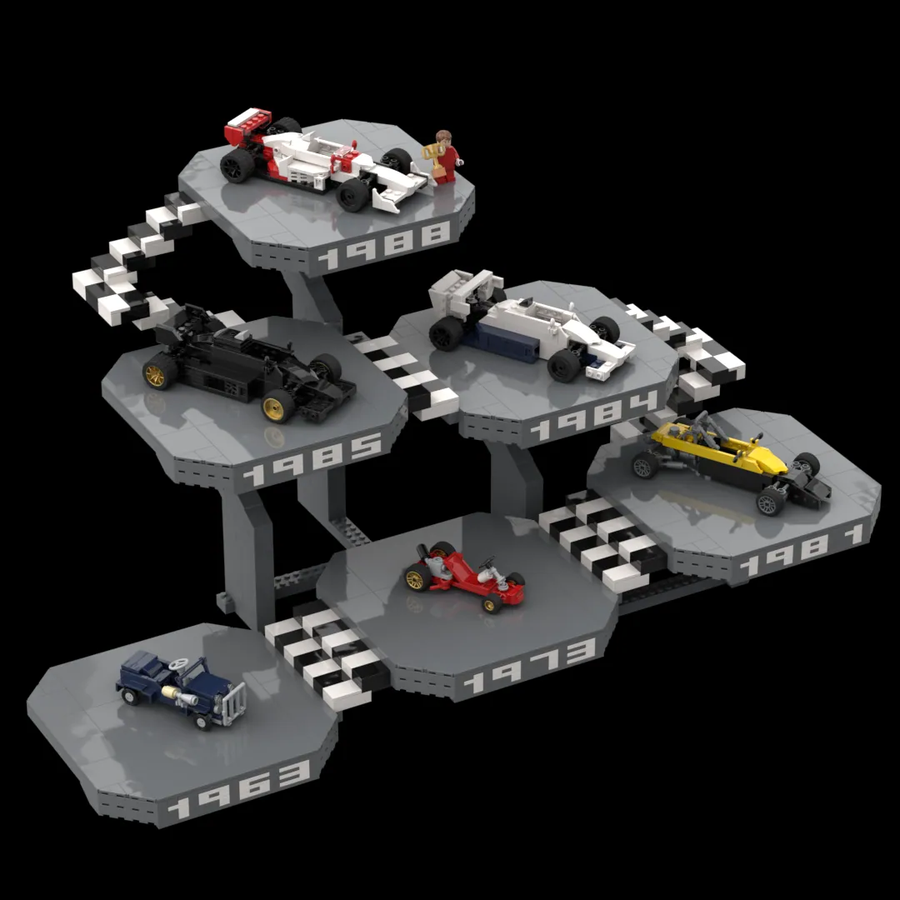 LEGO IDEAS - Building a Legend - Senna's Success Steps