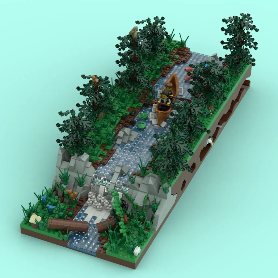 LEGO IDEAS - An escape, a reset, in the A-Frame Cabin - Adventure in a ...