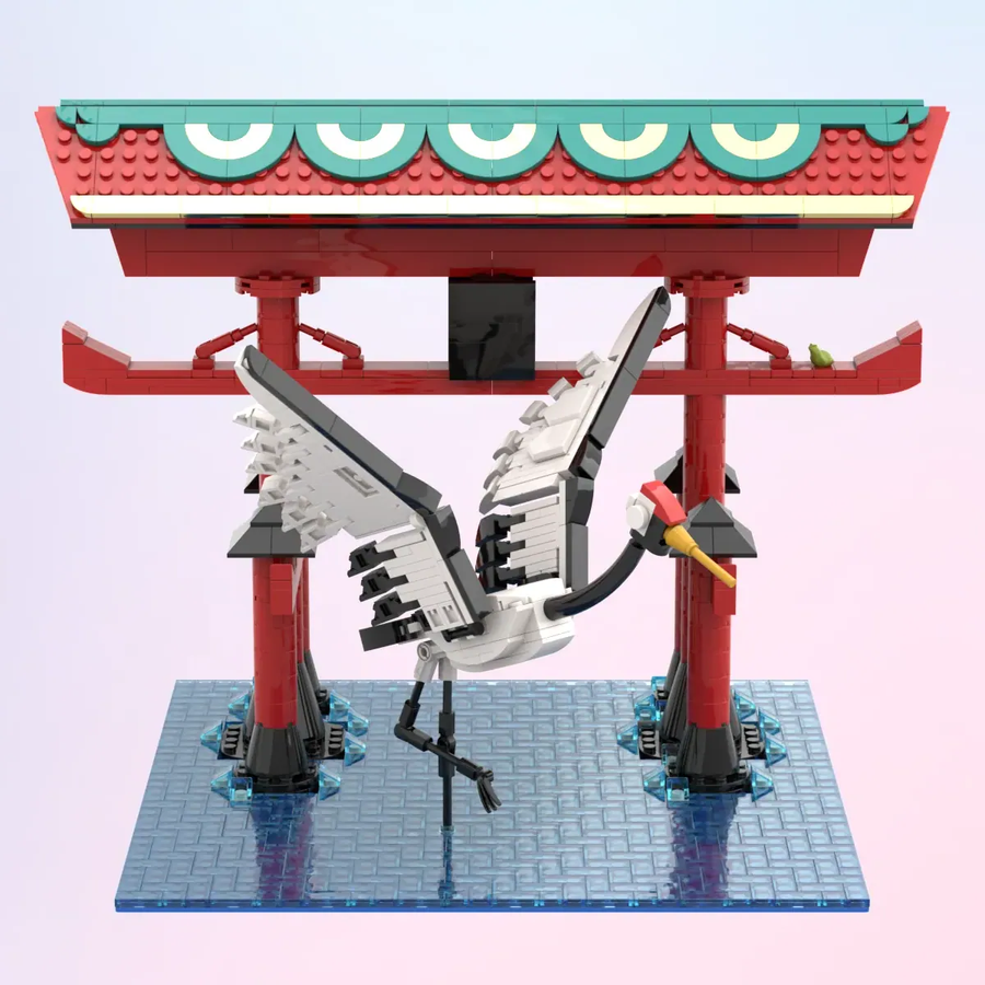 LEGO IDEAS - Celebrate Japanese Culture - Torii Gate and Crane