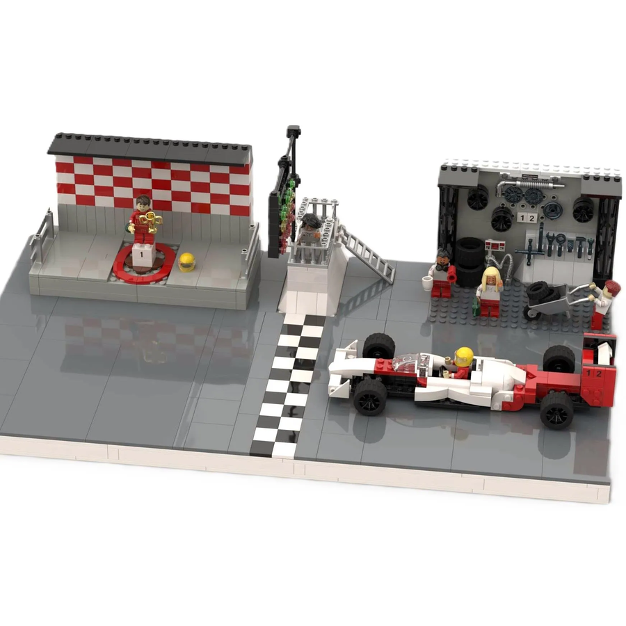 LEGO IDEAS - Building a Legend - Senna- The Victor