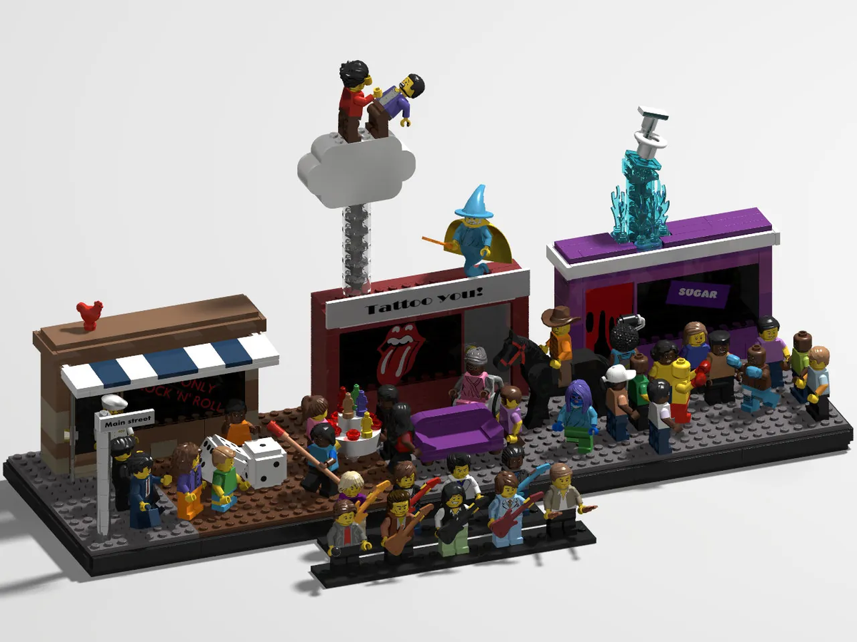LEGO IDEAS - The Rolling Stones: Legends of Rock - The Rolling Stones ...