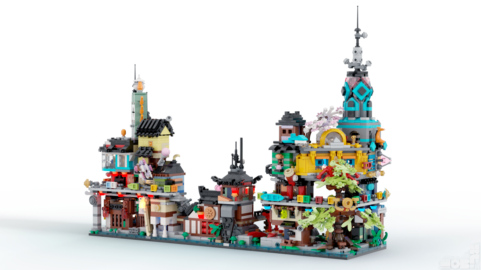 Lego Microscale City